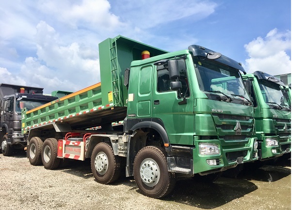 XE TẢI BEN HOWO 4 CHÂN 380HP – Xe Nhập Chính Hãng Howo